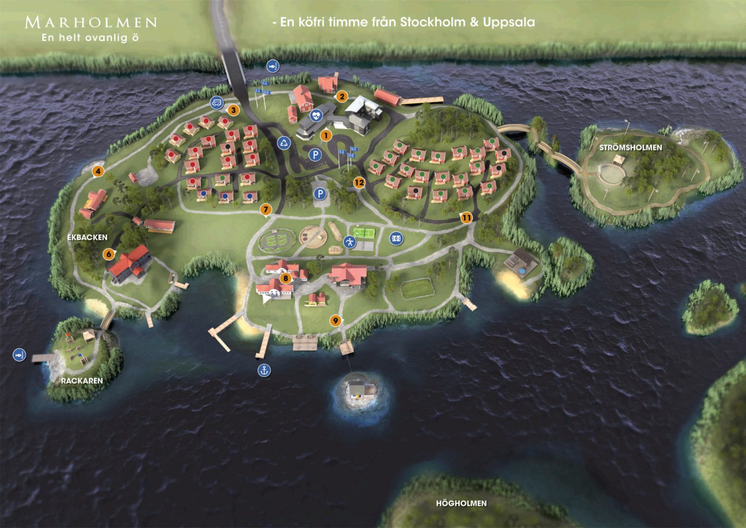 Välkommen till Marholmen - Marholmens interaktiva karta